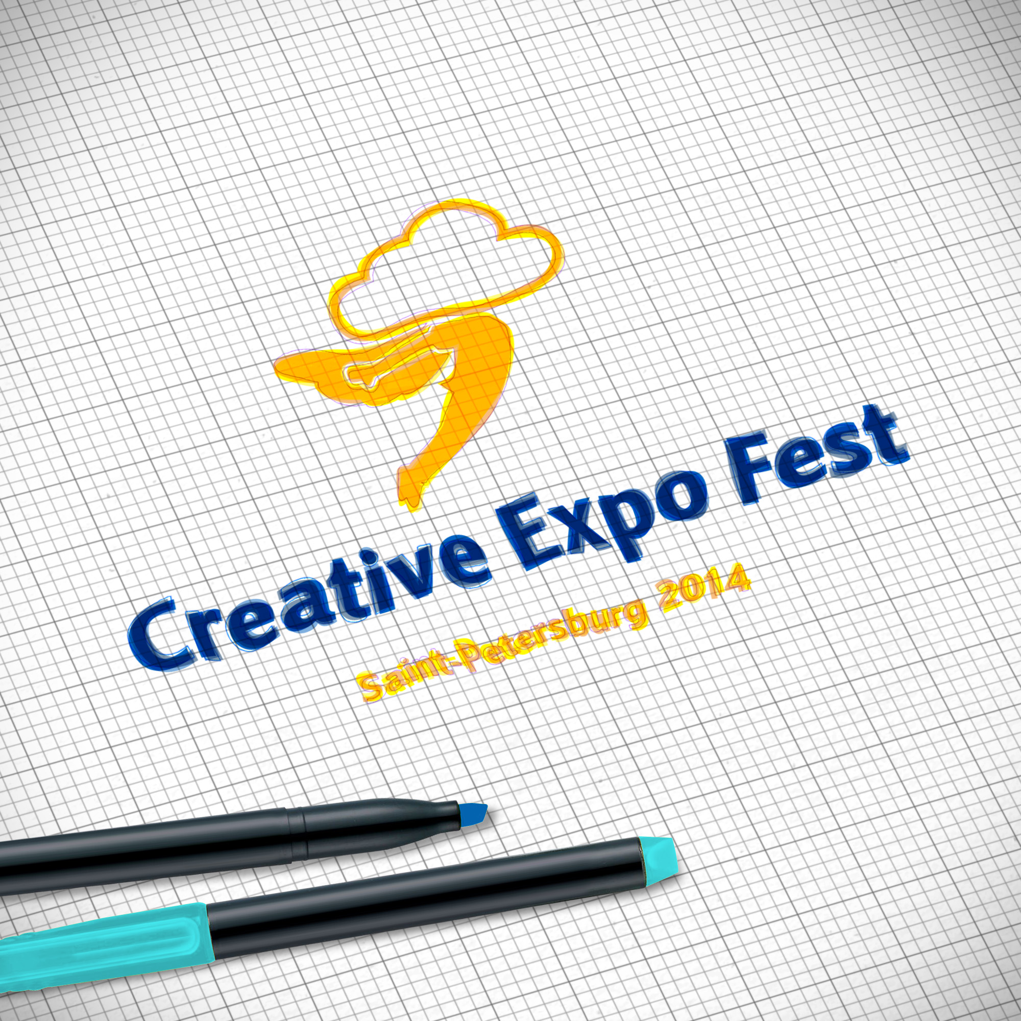 Айдентика Creative Expo Fest