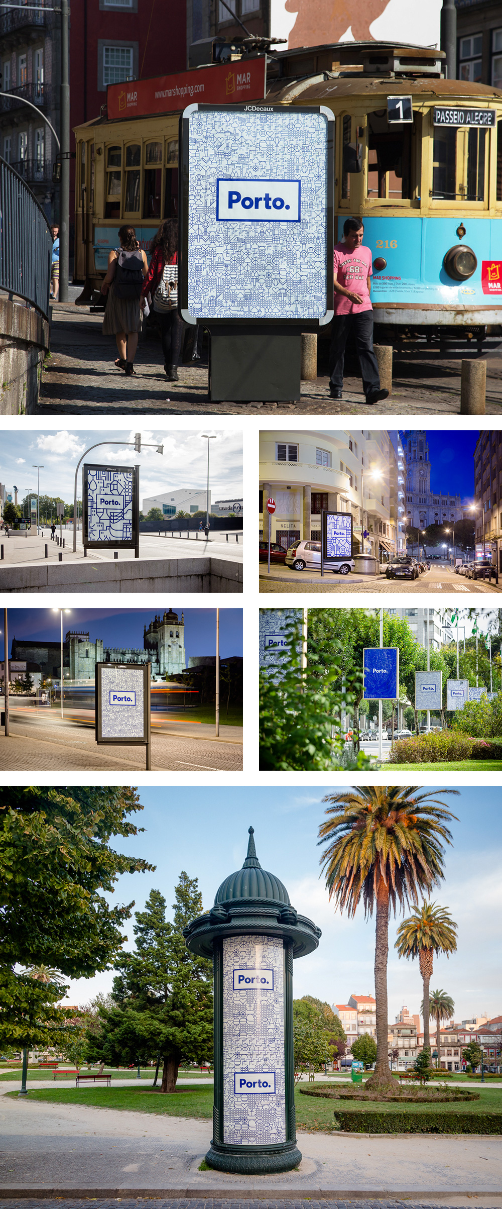 Синий логотип города Порто