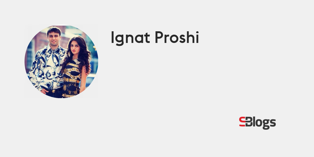 Ignat Proshi - Блог - Бизнес-блоги - Sostav.ru