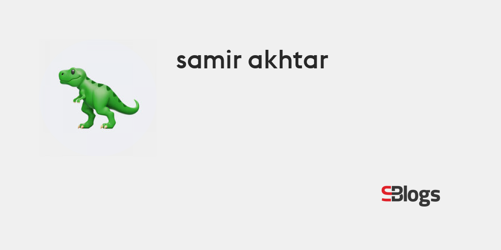 samir akhtar - Блог - Бизнес-блоги - Sostav.ru