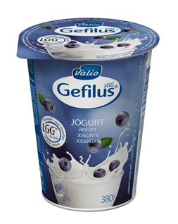Valio меняет дизайн линейки йогуртов Gefilus