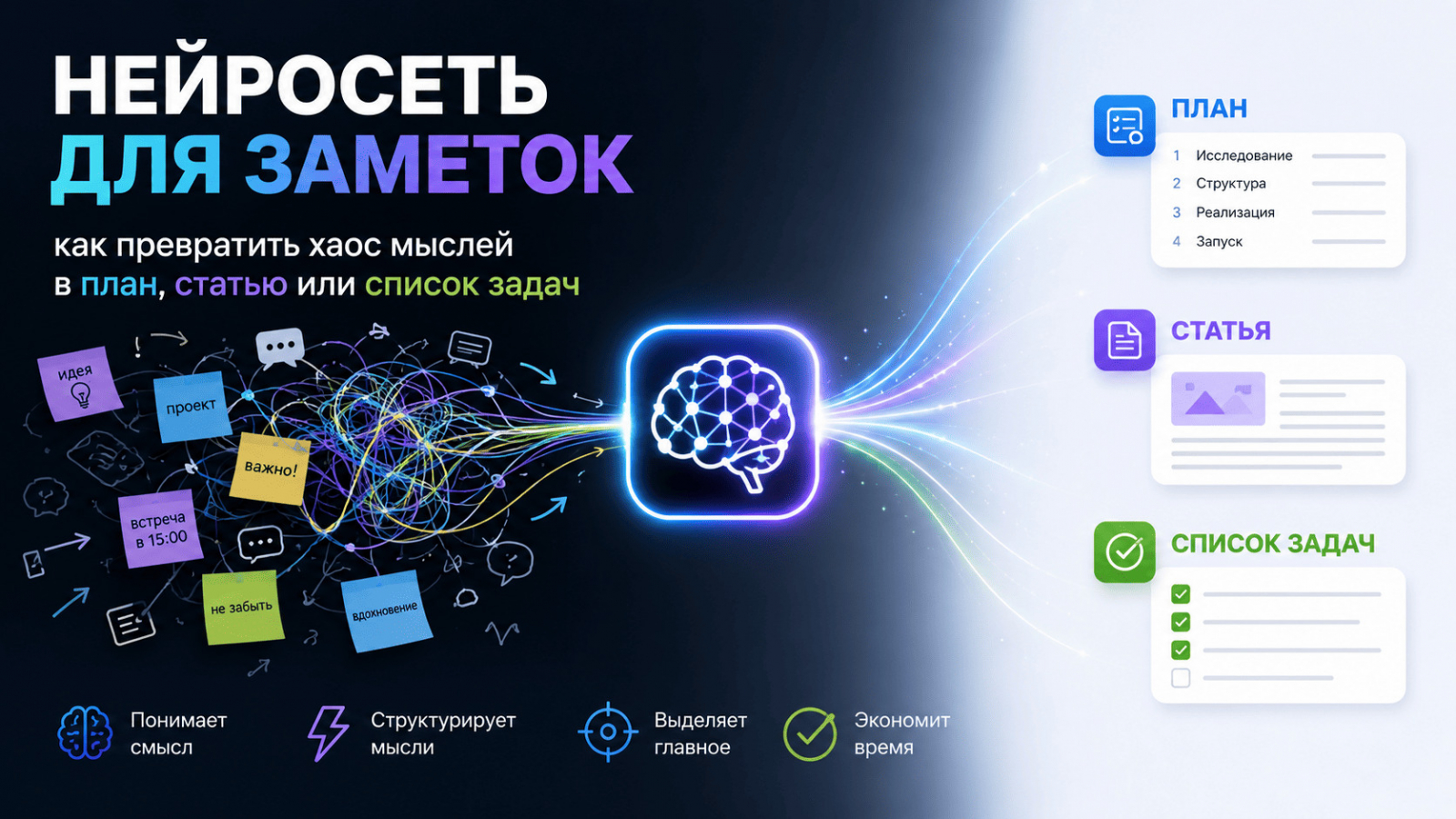 нейросеть для заметок - Подборка материалов - Бизнес-блоги - Sostav.ru