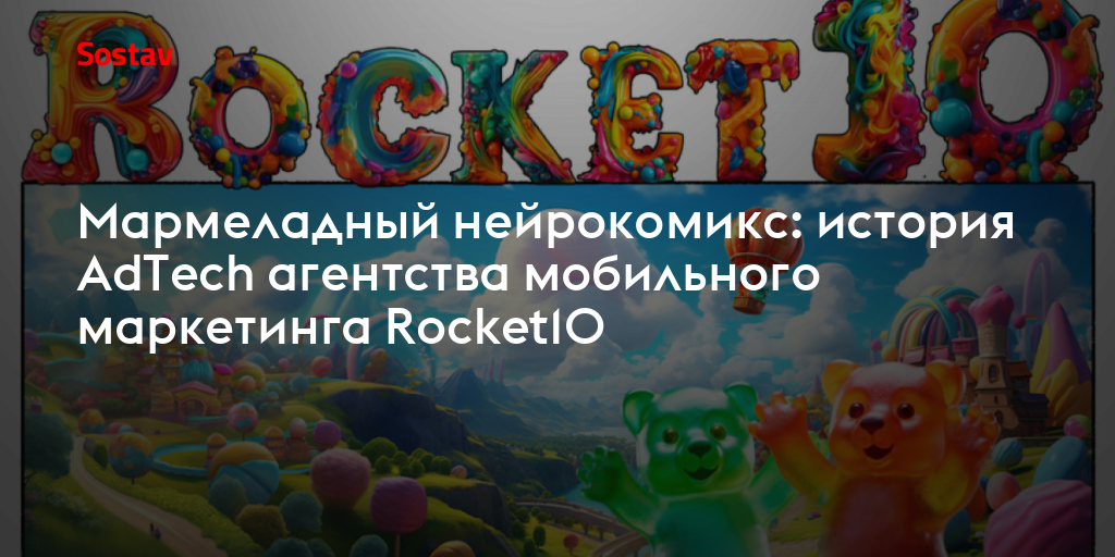 Мармеладный нейрокомикс: история AdTech агентства мобильного маркетинга Rocket10