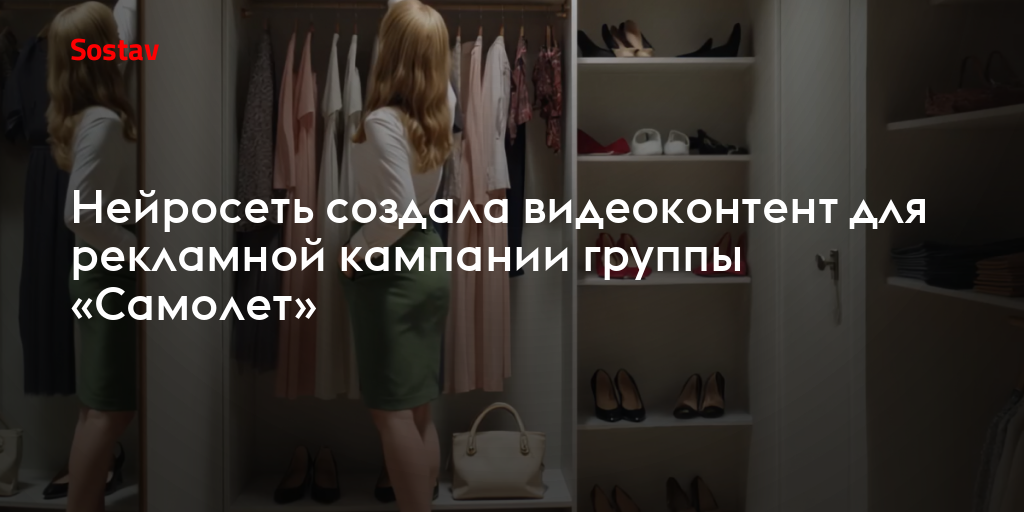 Нейросеть создала видеоконтент для рекламной кампании группы «Самолет»